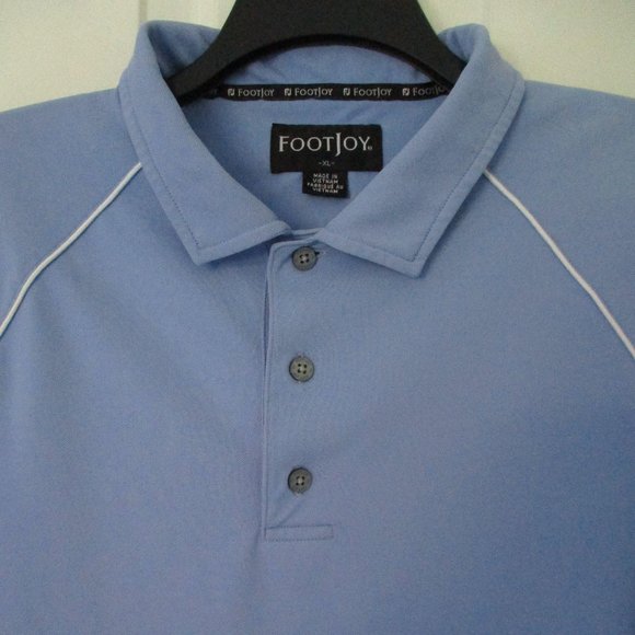 FootJoy | Shirts | Footjoy Mens Ss Blue Golf Polo Shirt Size Xl | Poshmark